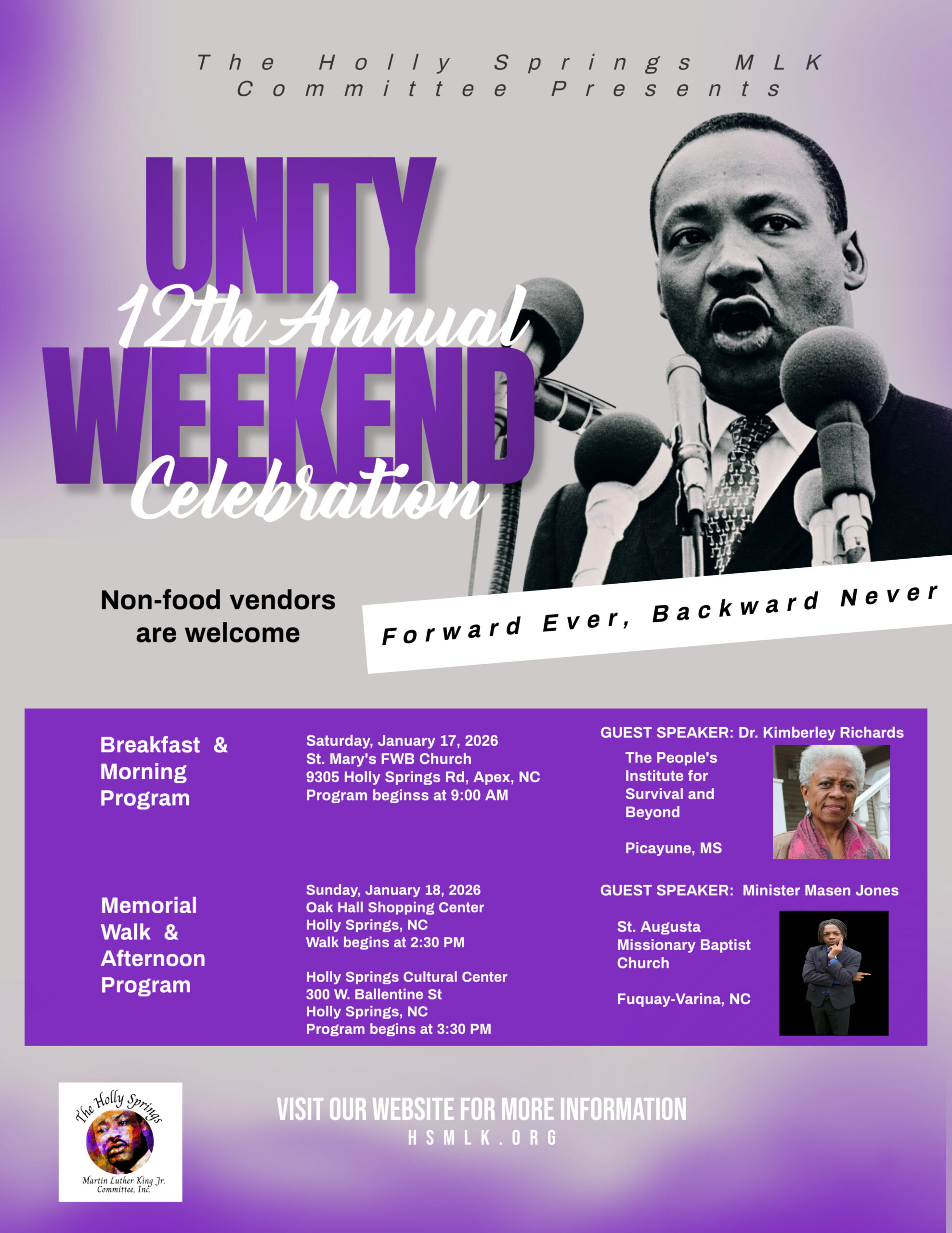 Unity Weekend – Holly Springs MLK Jr. Committee